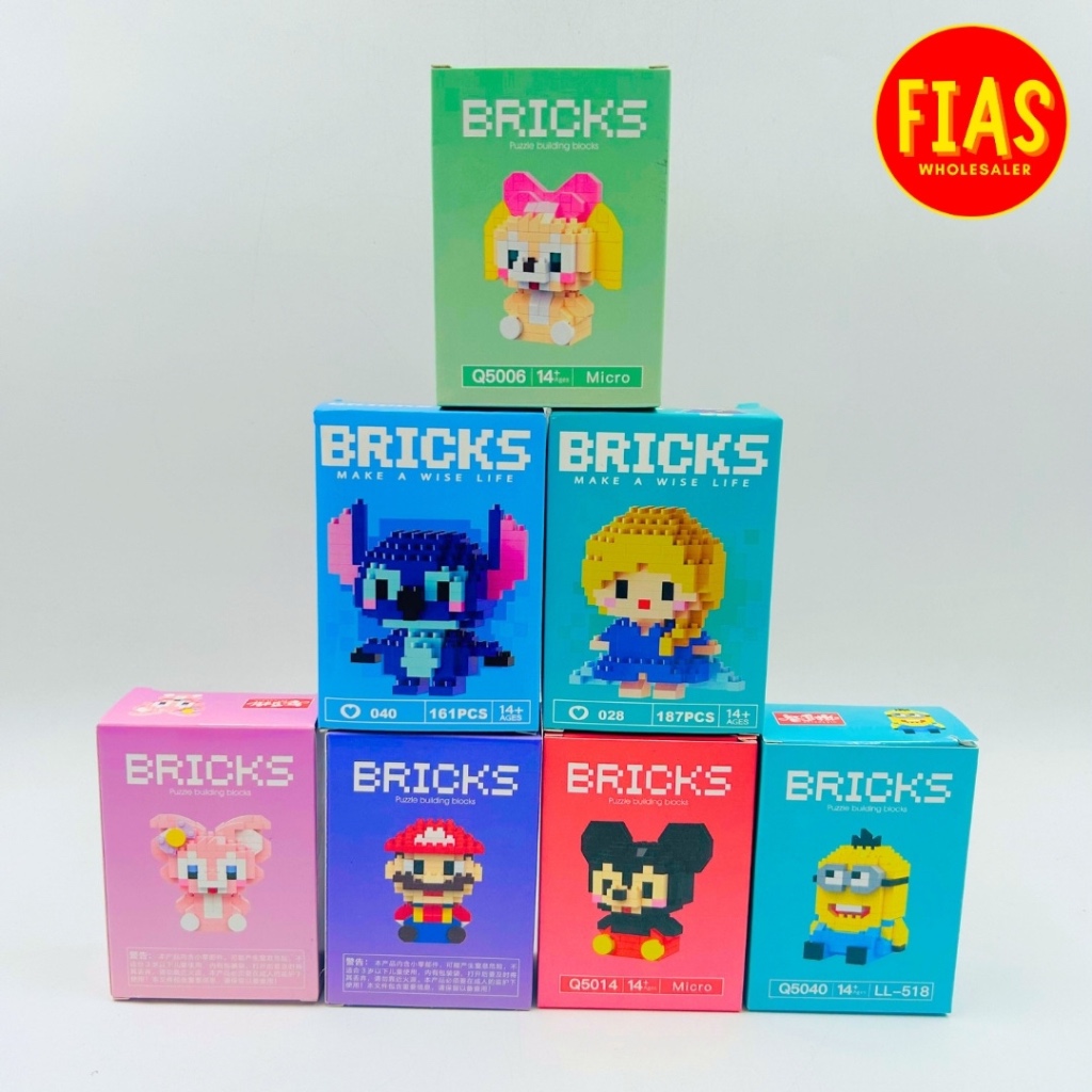 Character Puzzle Building Blocks | Shopee Philippines