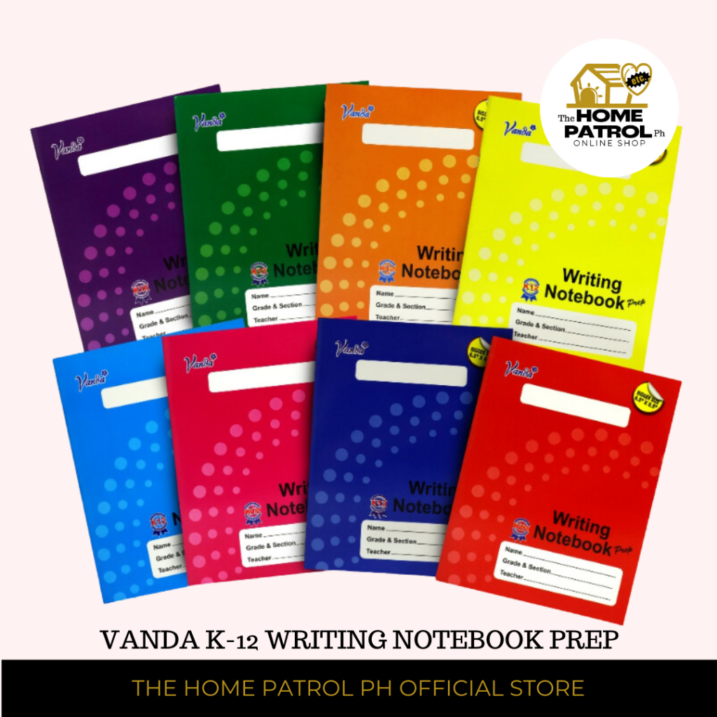 (1pc) VANDA K-12 Writing Notebook Prep 6.5"x8.5" 80 leaves | Shopee ...