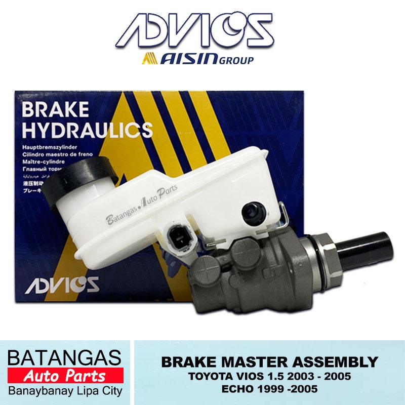 ADVICS BRAKE MASTER TOYOTA VIOS 1.5 2003-2005 / ECHO 1999-2005 MANUAL ...