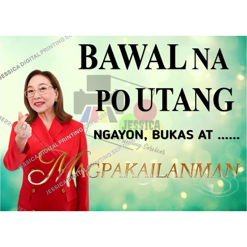 BAWAL UTANG SIGNAGE… | Shopee Philippines