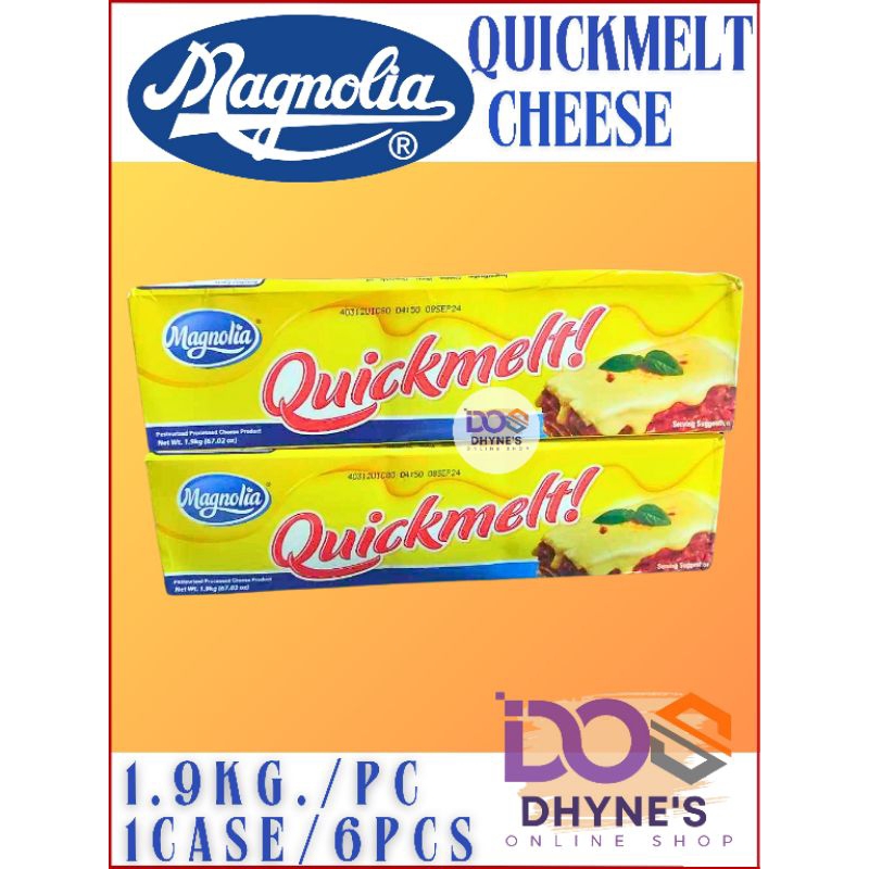 Magnolia Quickmelt Cheese | 1.9kg/pc | 1 case 6 pieces. | Shopee ...