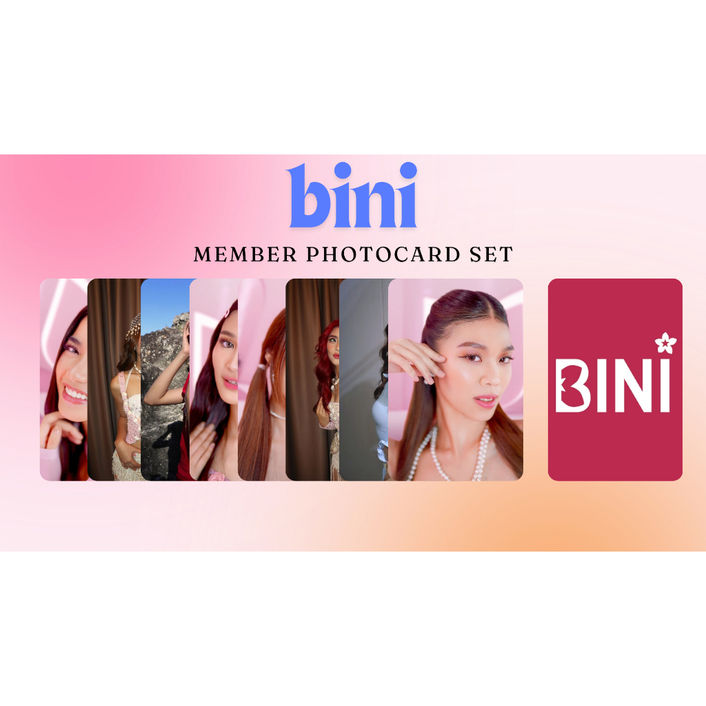 BINI Fanmade Unofficial Photocards | STOMO CO. | Shopee Philippines