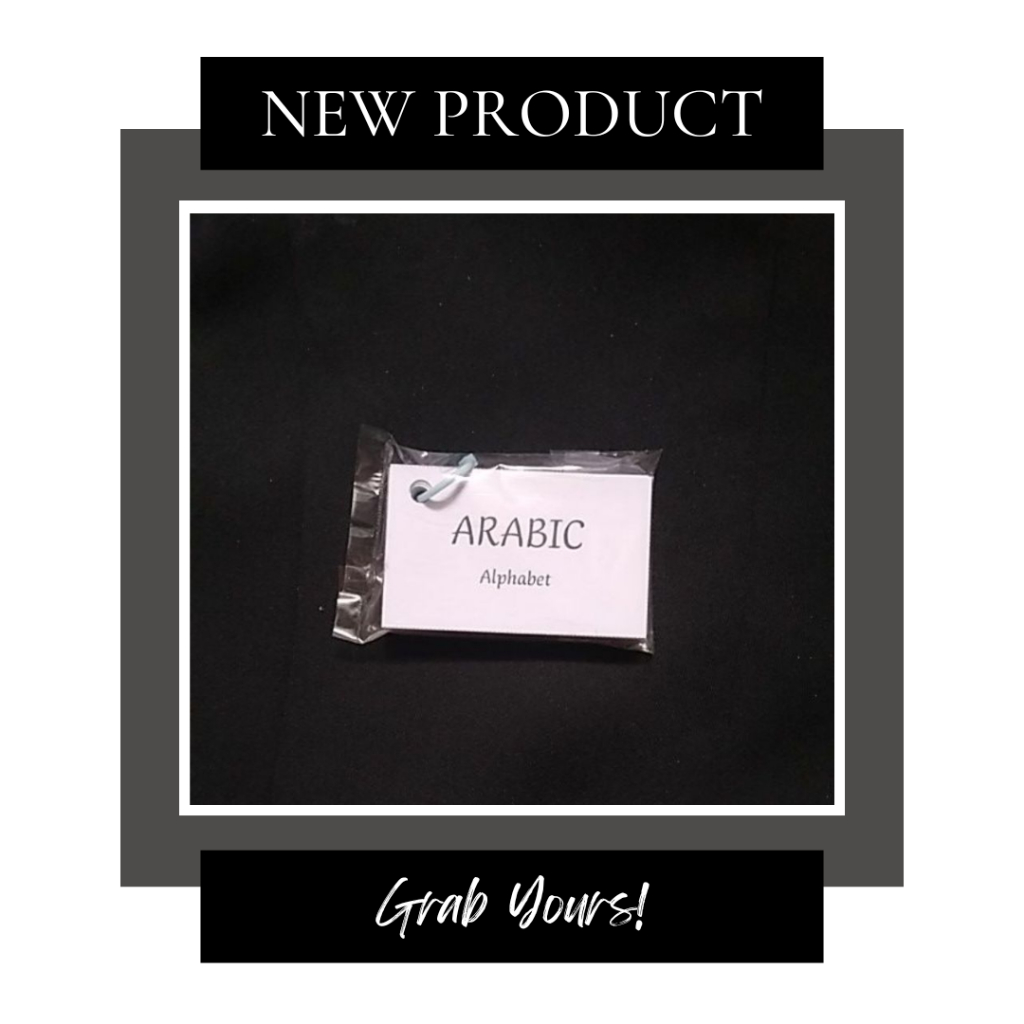 Arabic Alphabet Flashcard || Language Learning Ring Card | Shopee ...