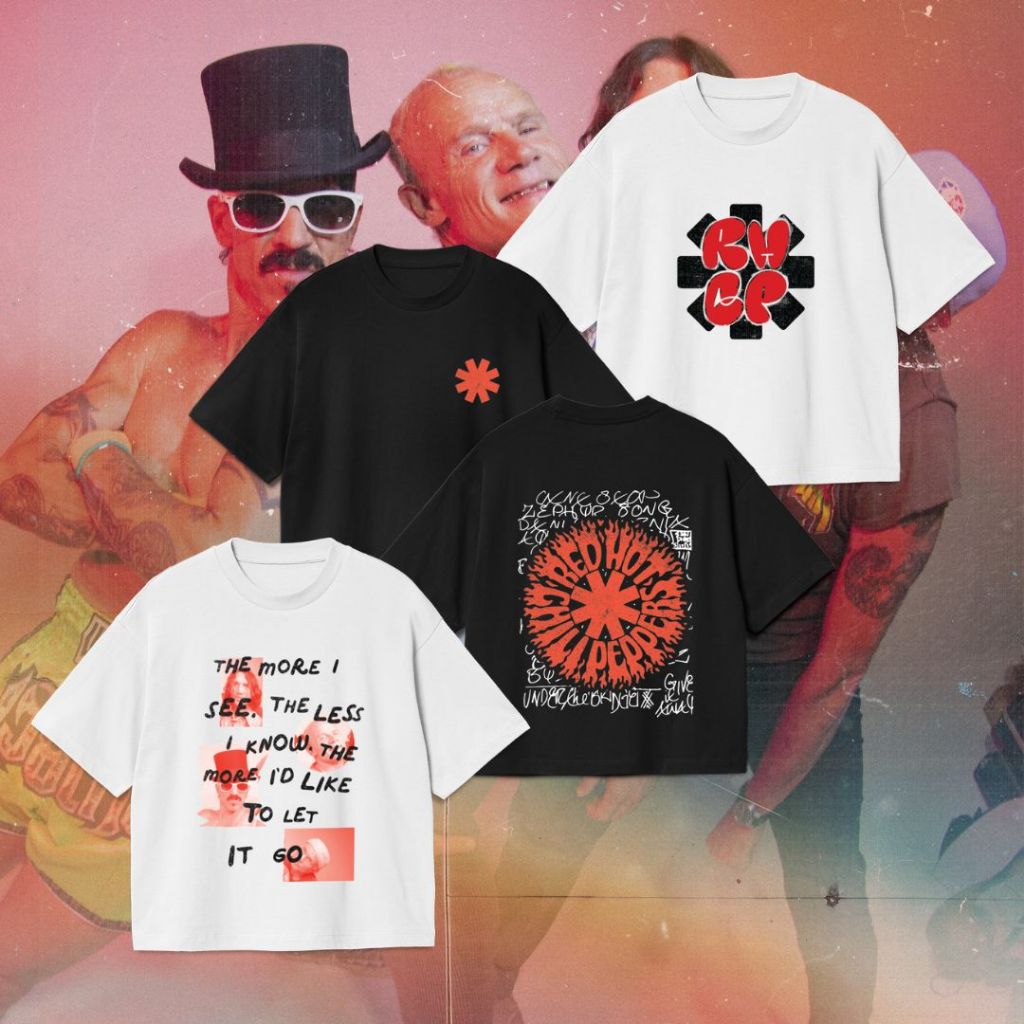 Red Hot Chili Peppers RCHP Band BOX FIT SHIRT | Sizes XS-2XL | Shopee ...