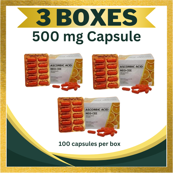 Neo-Cee Ascorbic Acid Alkaline Vitamins C Fitness (3 boxes) | Shopee ...