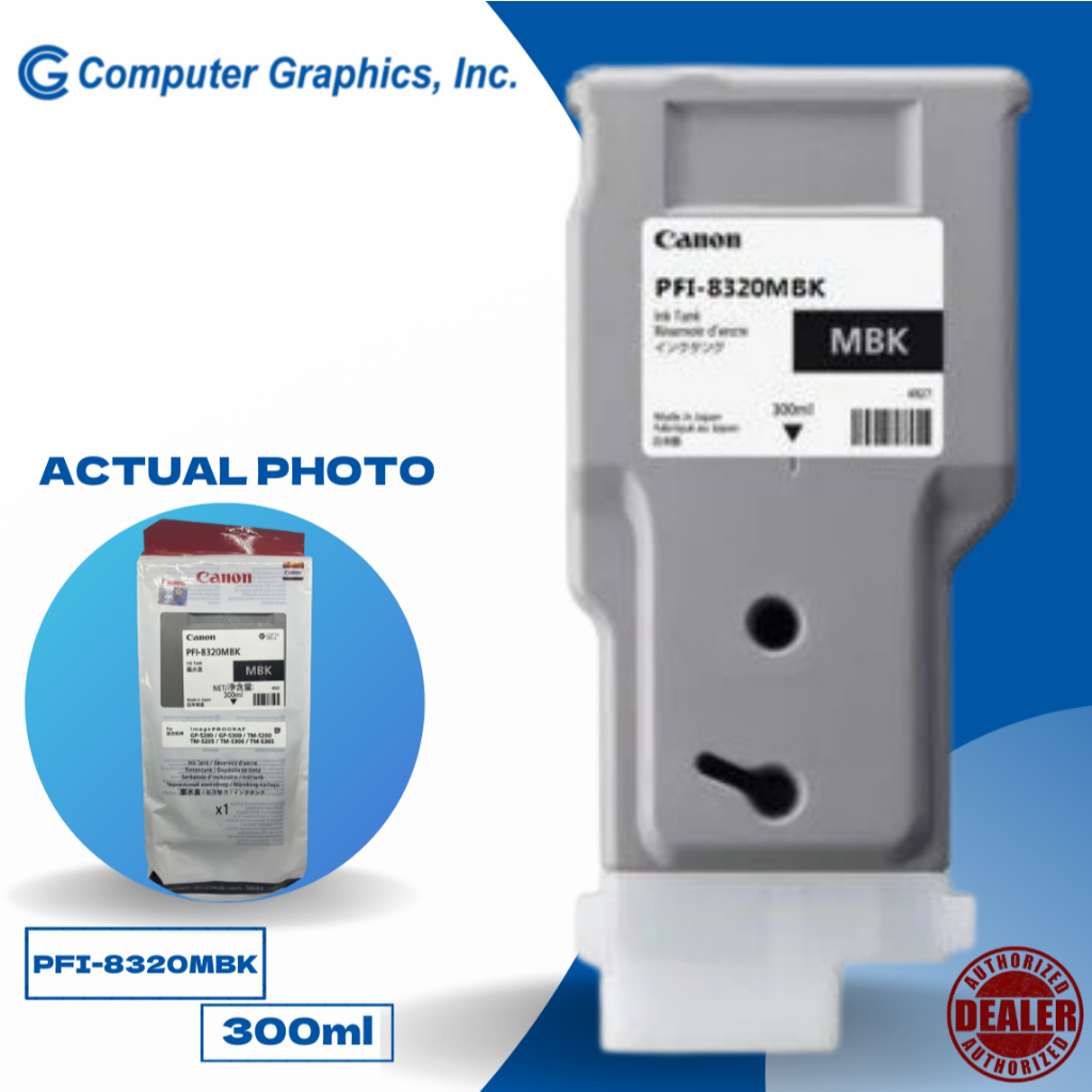 Canon TM5200 TM5300 TM5250 Matte Black 300ml PFI8320 | Shopee Philippines