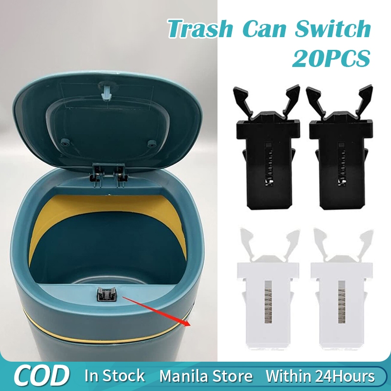 20pcs Trash Can Plastic Lock Self- Locking Garbage Trash Switch Replacement Trash Bin ...