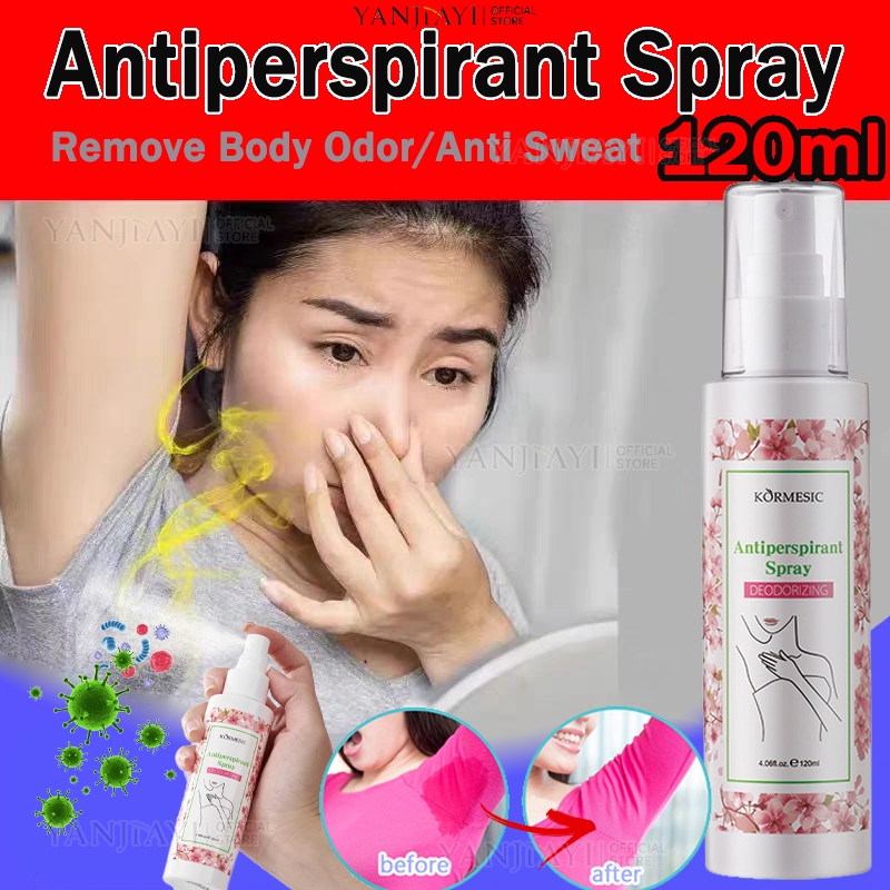 Underarm Antiperspirant Spray Remove Body Odor Anti Sweat Deodorant ...