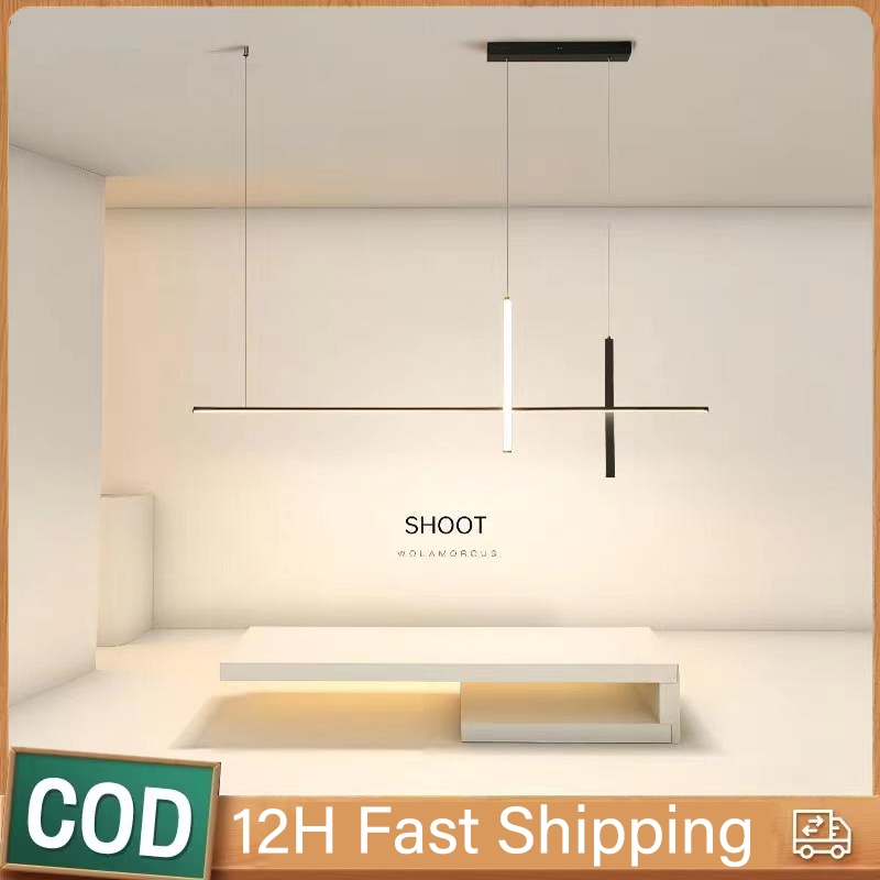 Modern Chandelier for Dining Drop Light Pendant Light for Kitchen Bar ...