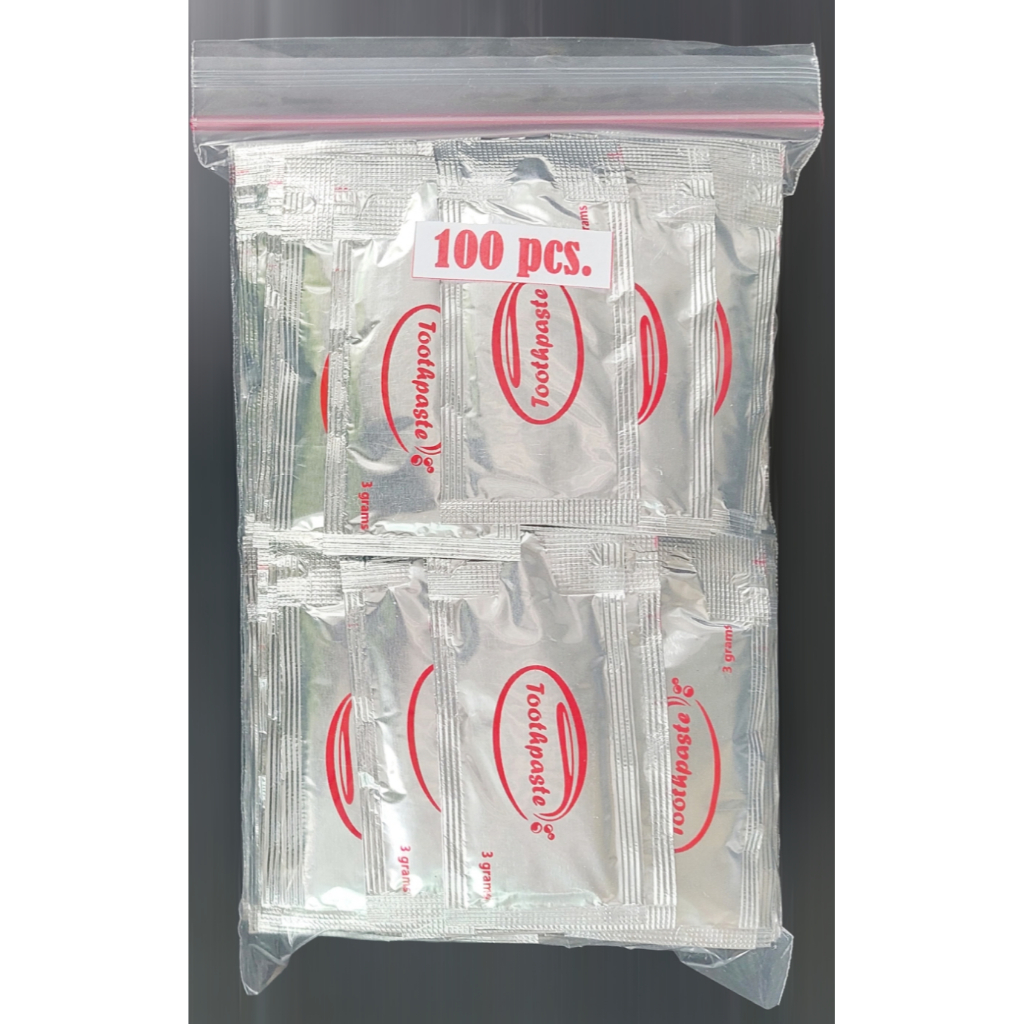 HOTEL TOOTHPASTE SACHET 3gms - 200 PCS. | Shopee Philippines
