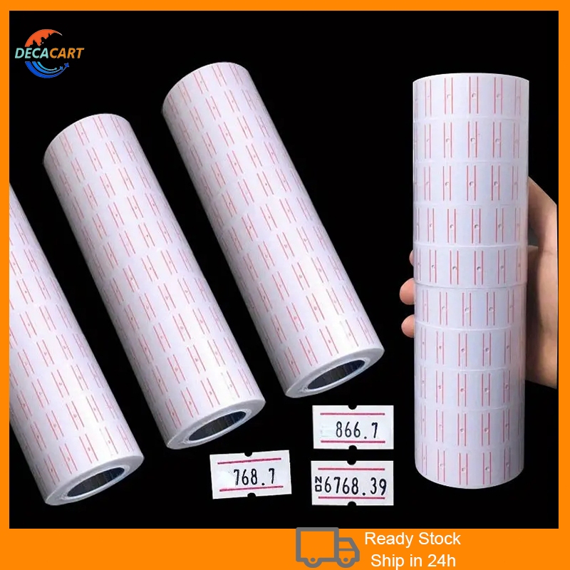 10Rolls Price Tag Labels Price Tags Sticker Paper for Mx-5500 Labeller ...