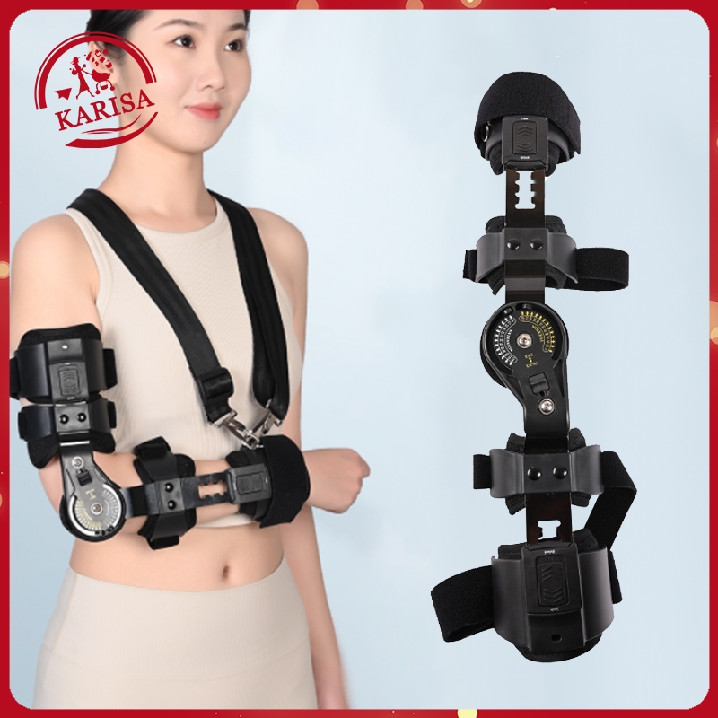 Hinged Elbow Brace Support Adjustable Arm Brace Arm Injury Recovery ...