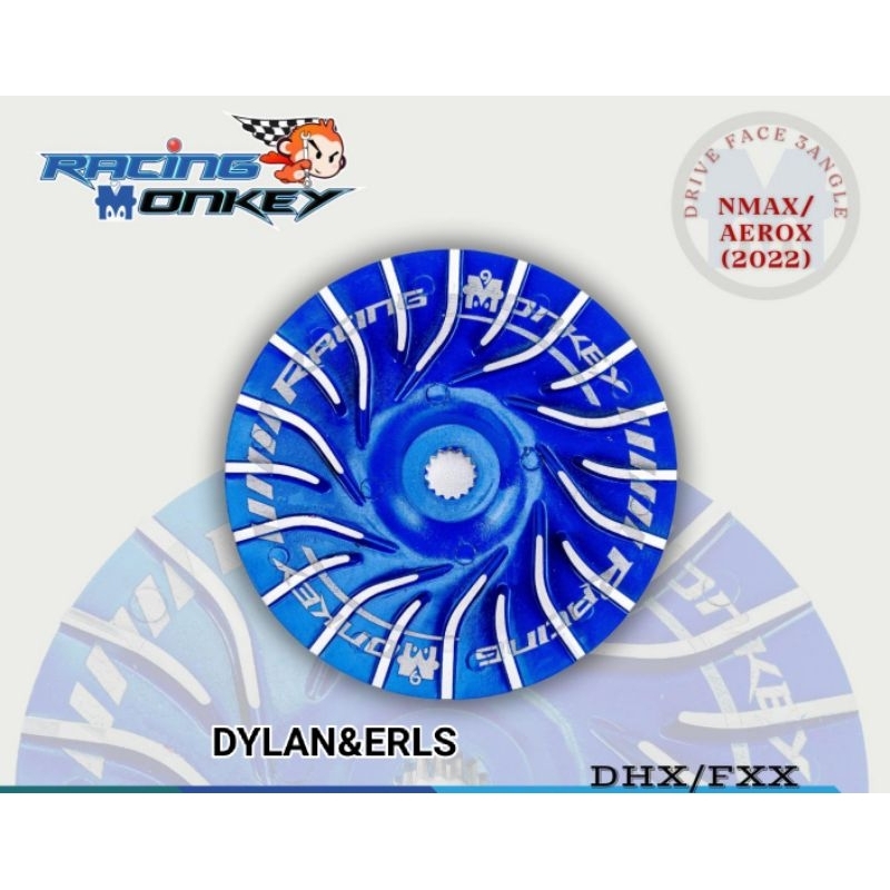 RACING MONKEY DRIVE FACE 3 ANGLE FOR AEROX NMAX (2022) | Shopee Philippines