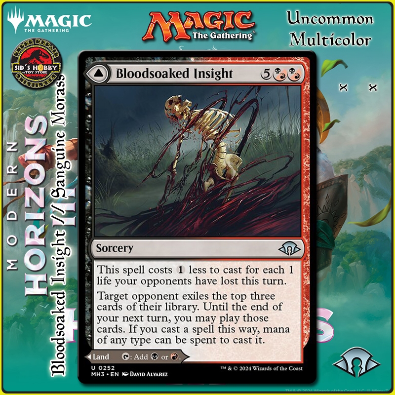 Bloodsoaked Insight // Sanguine Morass x x Modern Horizons 3 Multicolor ...