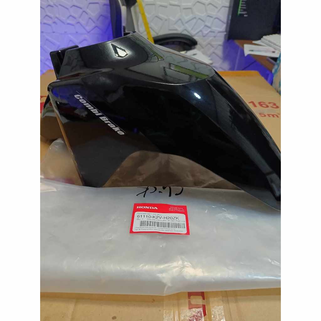 original front fender honda click 125/150 v3 black TAPALUDO CLICK GENUINE HGP 61110-k2v-h20zk ...