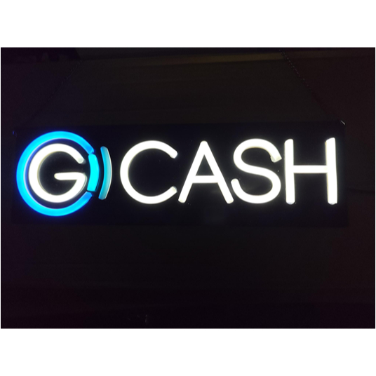 Gcash Polyethylene Board Neon Light Signage 14*4.5*2 Inches | Shopee ...
