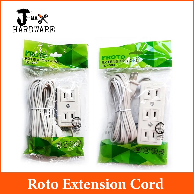 Roto Extension Cord 3/5M Power Socket 2/3Gang Wire Cord 1PCS Wire Extension Multifunction ...