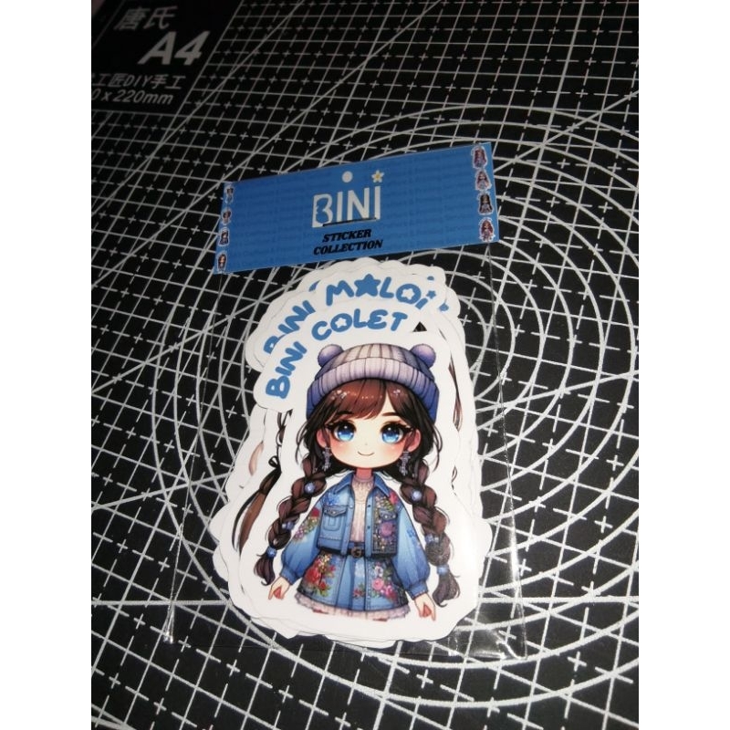 BINI STICKER COLLECTION (solo, 8pcs, 16pcs) | Shopee Philippines