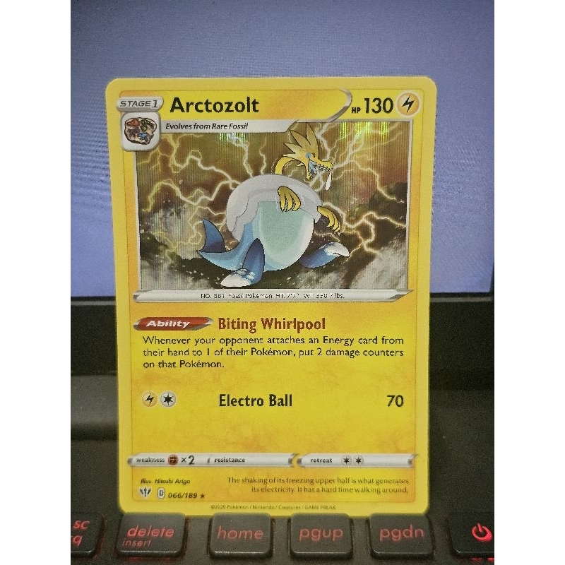 Arctozolt - 066/189 - Holo Rare Sword & Shield: Darkness Ablaze Singles ...