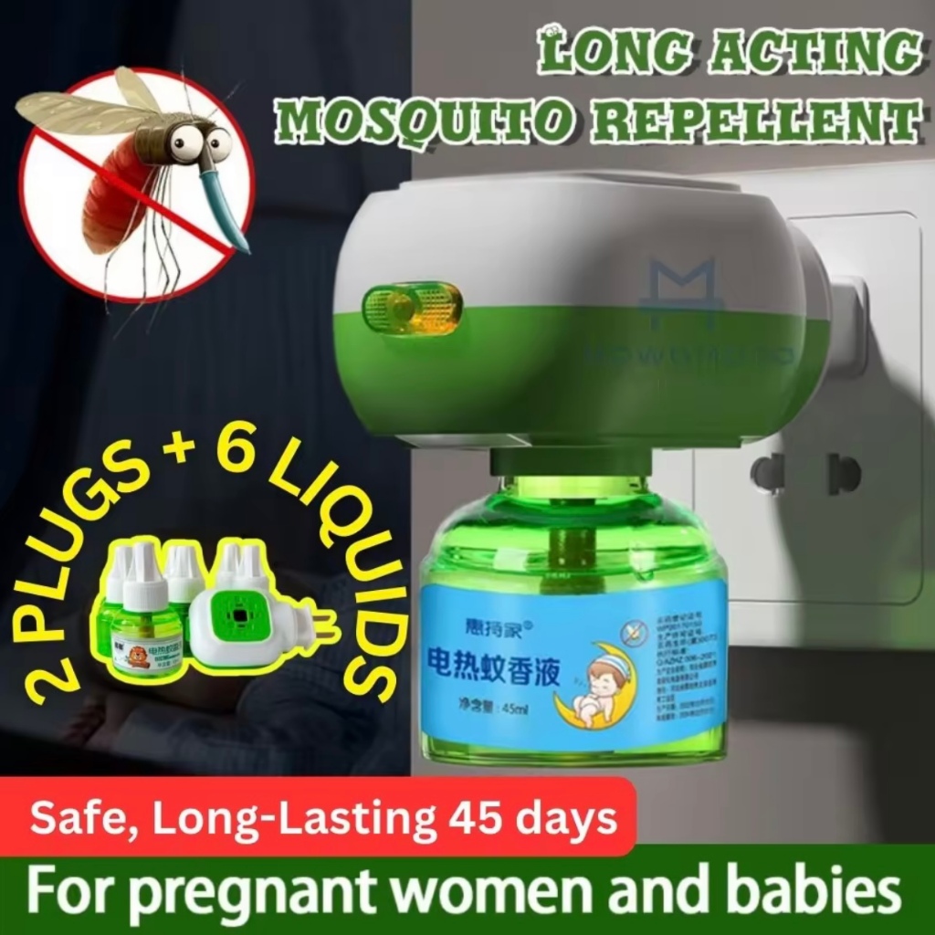 Mosquito Repellent Liquid with Heater Tasteless Smokeless Insect ...