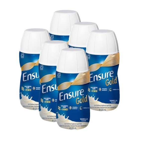 ensure gold liquid vanilla HMB 220ml bundle of 6 (july 24, 2024 exp) | Shopee Philippines