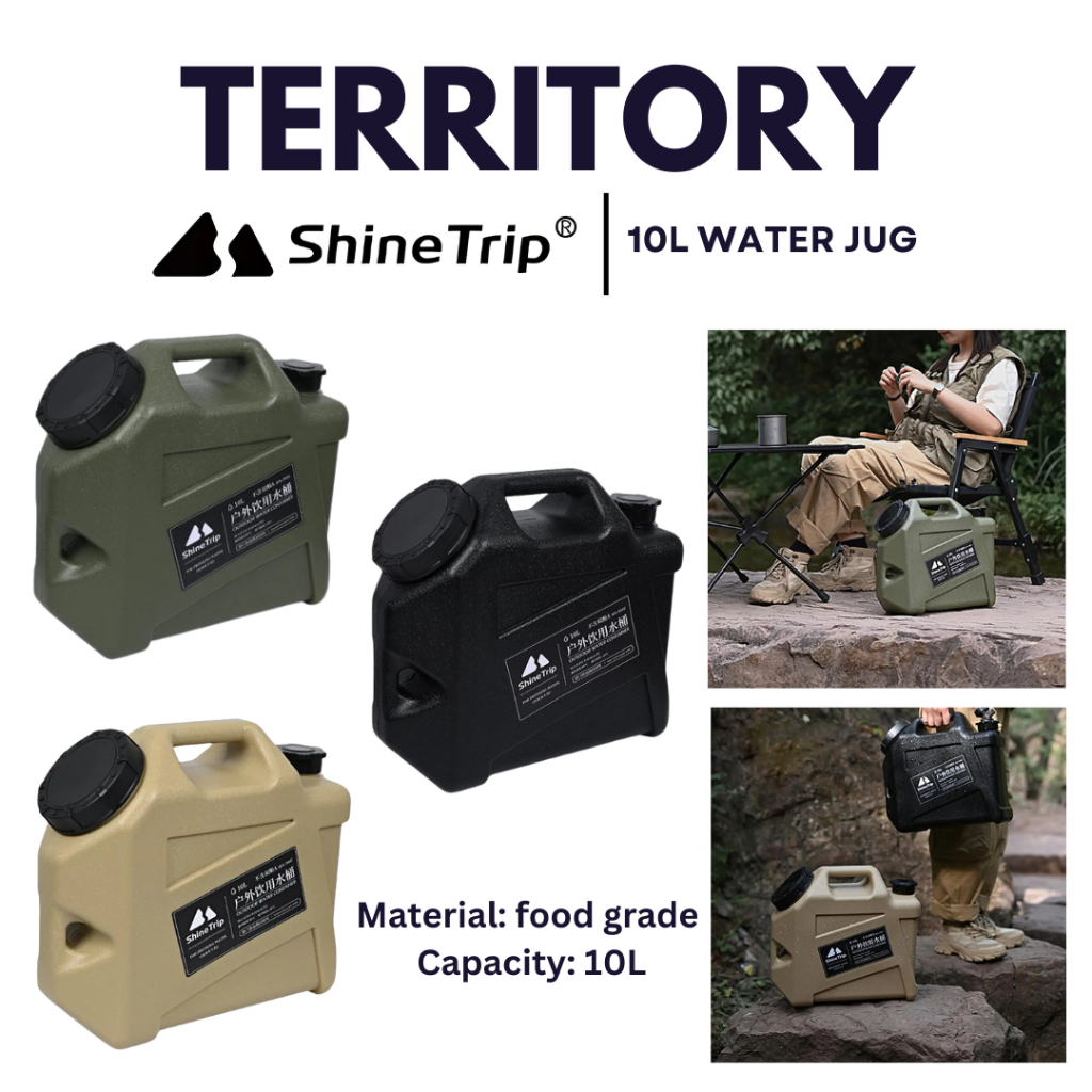 ShineTrip 10 Liters Water Container Camping Large Capacity With Hose ...