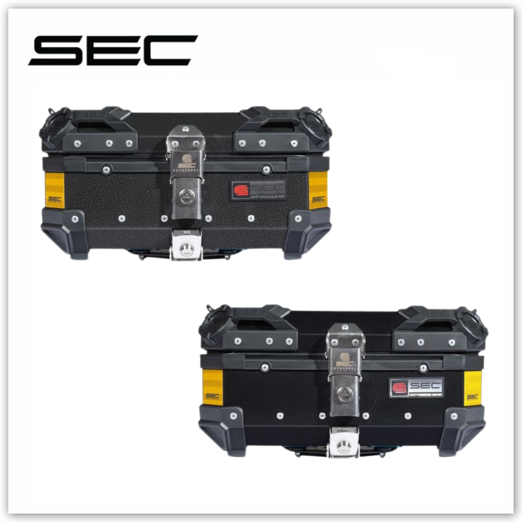 Sec Topbox 28 Liters Top Box for Motorcycle Alloy Box - Classic 28 CJ ...