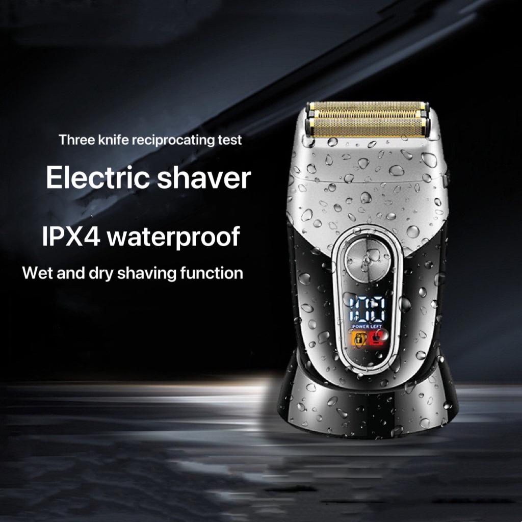 Rechargeable Barber Foil Shaver Shaper Finishing Blending Bald Head ...