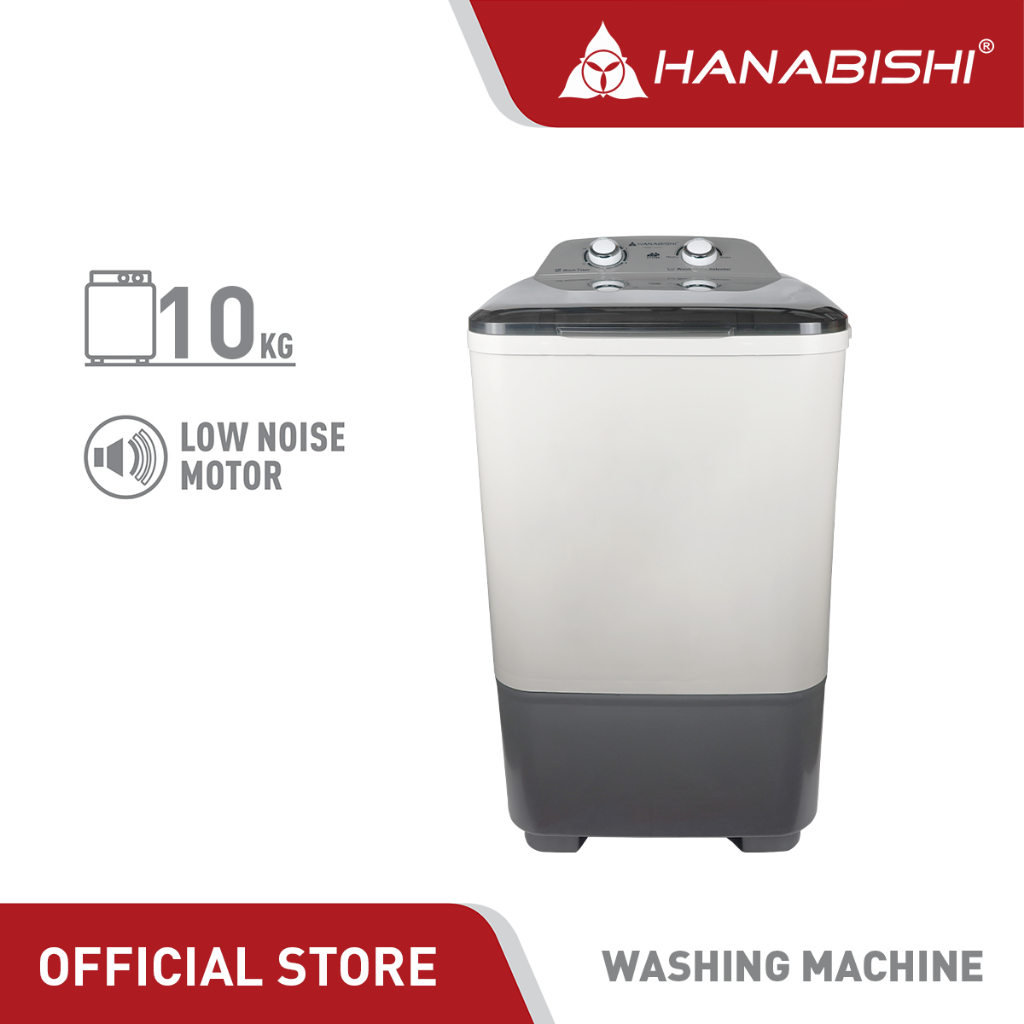 Hanabishi Single Tub Washing Machine HWMD110GRY | Shopee Philippines