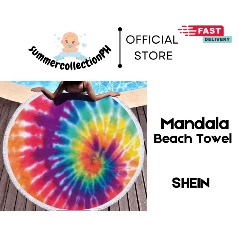 SHIEN Mandala BEACH TOWELS and Tapestry Wall designs | Shopee Philippines