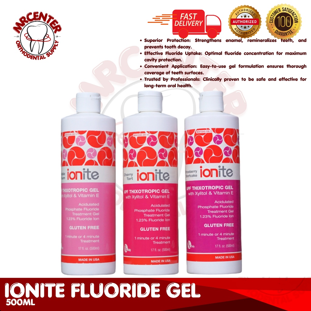 Protect Smiles with Ionite Fluoride Gel: Made in USA, 500ml | Shopee ...