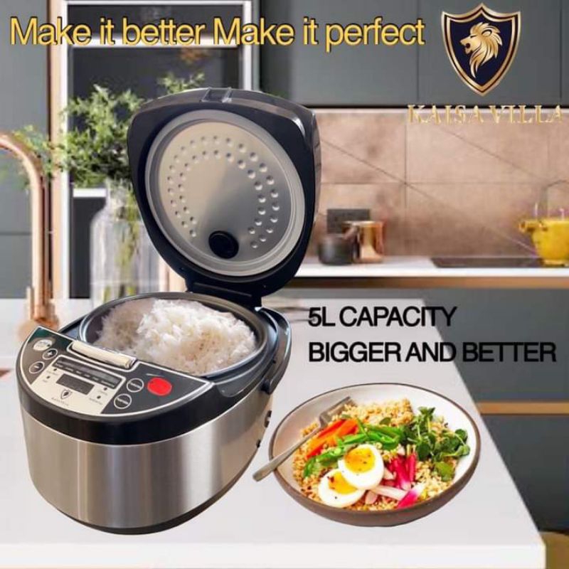 Smart Rice Cooker Kaisa Villa Brand Good Quality 5L | Shopee Philippines