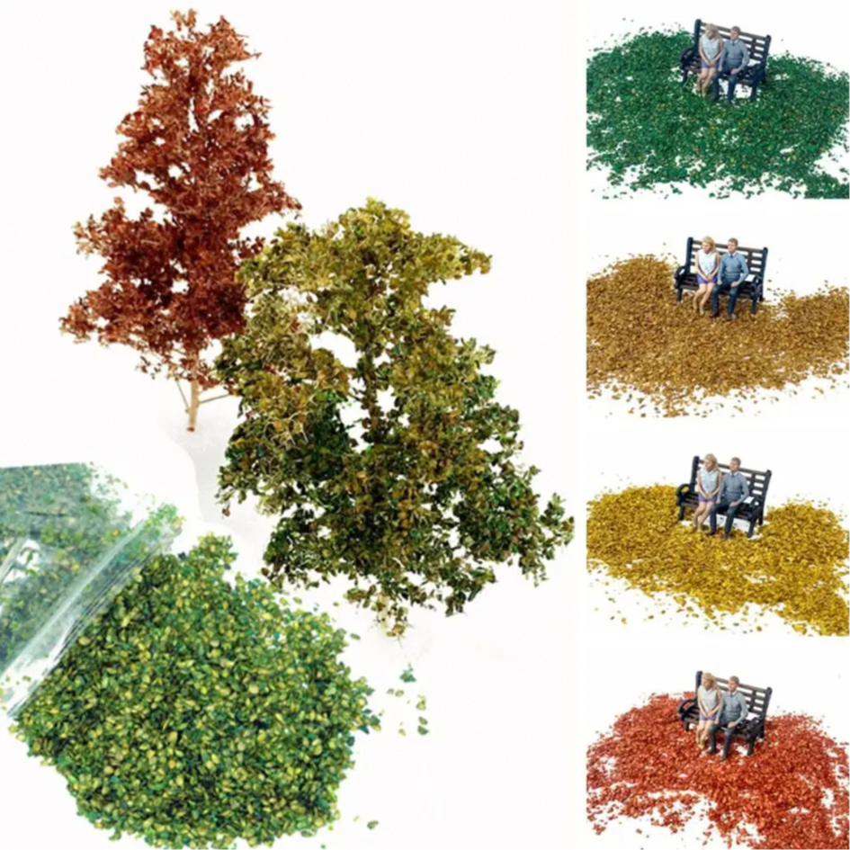 1g Simulation Leaves Model Scenery Leaf Realistic Miniature Leaves for ...