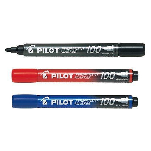 PILOT PERMANENT MARKER 100 - FINE POINT - BULLET TIP (MPM-10F ...