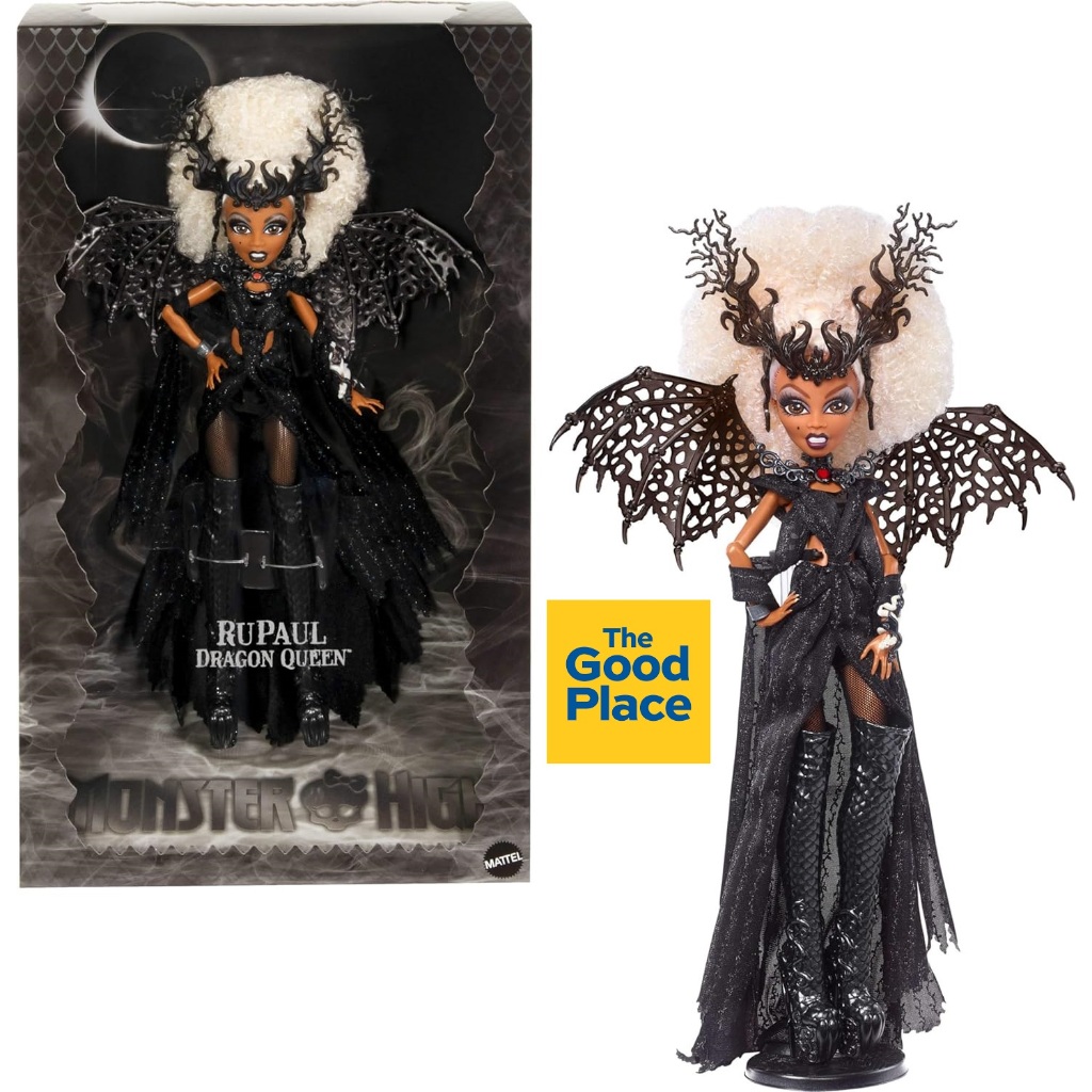 MATTEL Monster High RuPaul Doll 14-inch Dragon Queen w/ Glimmering ...