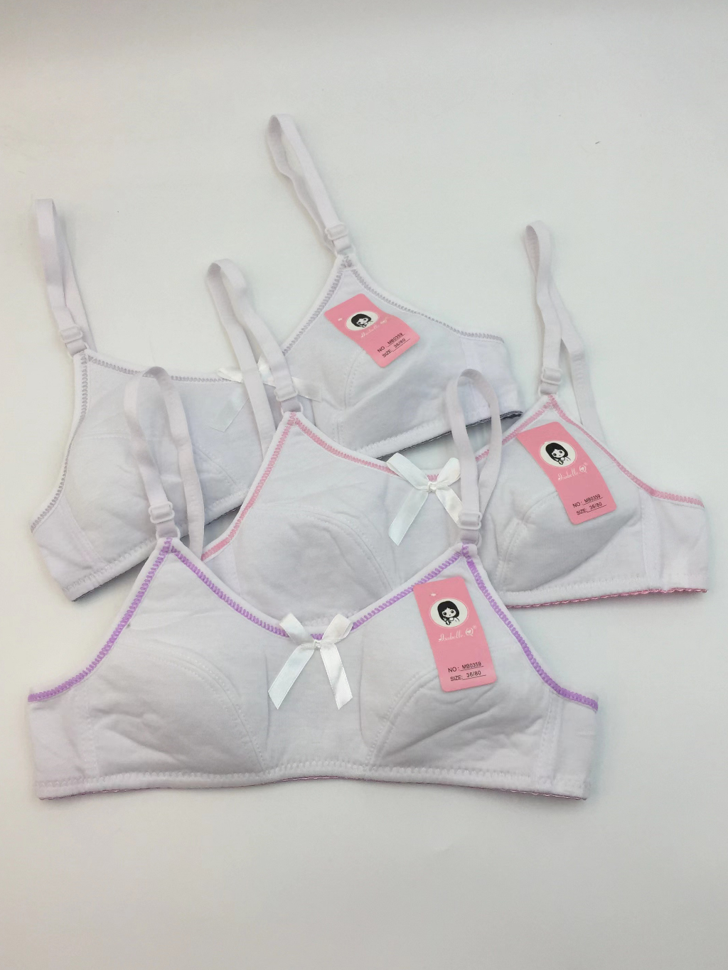 Isabelle Q Buy1Take2 0356 and 0359 Teens 3PCS Baby Bra High Quality ...