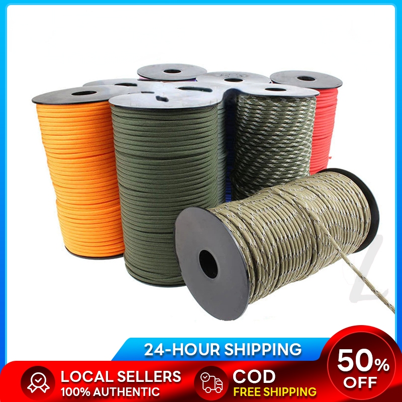 Paracord Rope 100M 550 Military Camping Rope 9 Strand Core 4mm ...