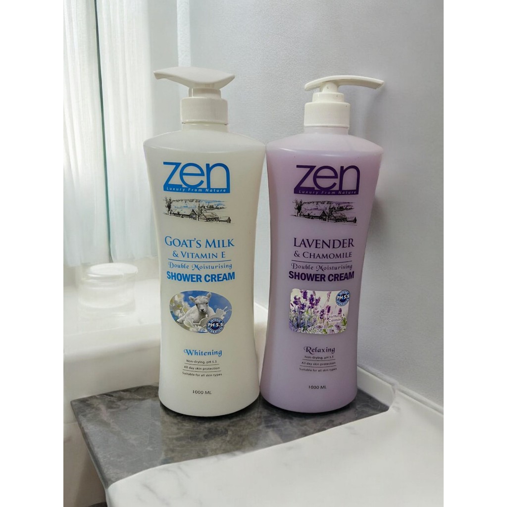 Zen Garden Shower Cream Goat's Milk / Lavender Chamomile 1L | Shopee ...
