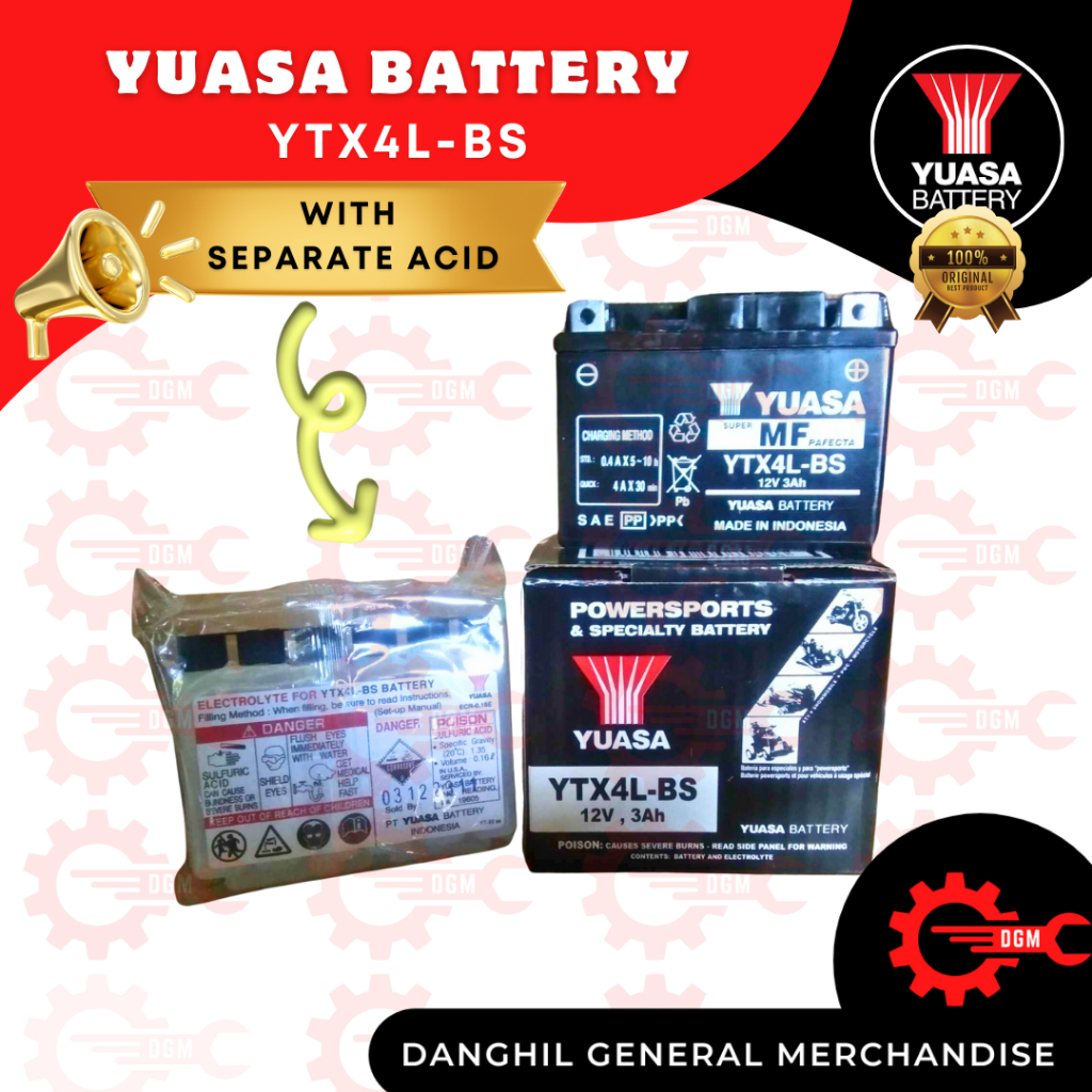YUASA Power Sports & Specialty Battery | Shopee Philippines