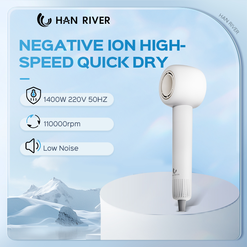 HAN RIVER Blower Hair Dryer 1400W High-Speed Quick Dry Hair Dryer ...