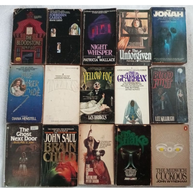 SUPER RARE/VINTAGE HORROR BOOKS Collection, PAPERBACKS FROM HELL -70s ...