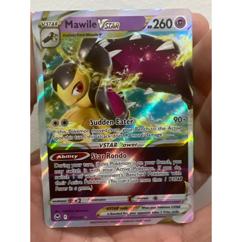 Pokemon TCG Mawile VSTAR - 071/195 - Ultra Rare Sword & Shield: Silver Tempest | Shopee Philippines