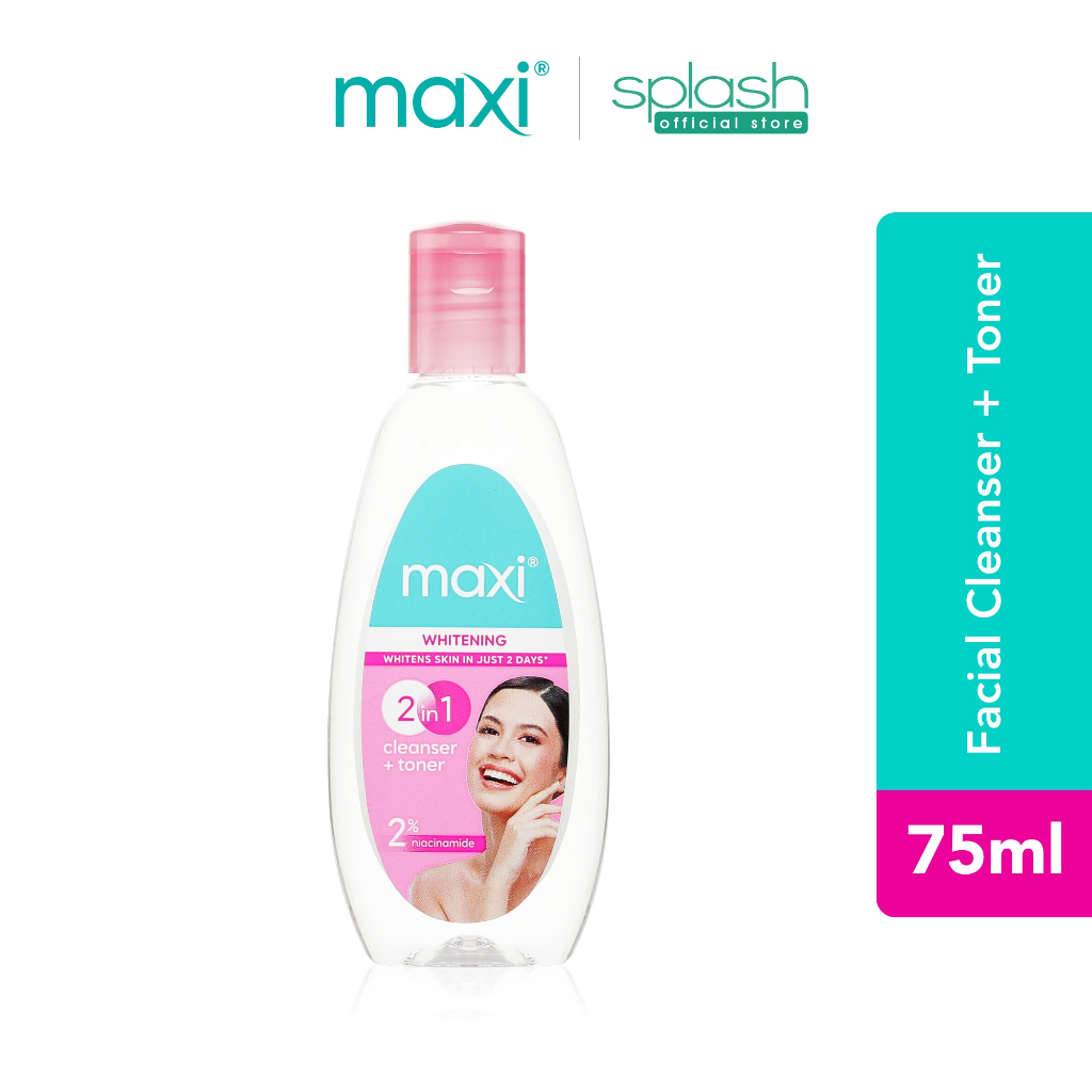 Maxi Whitening Cleanser Toner 75ml | Shopee Philippines