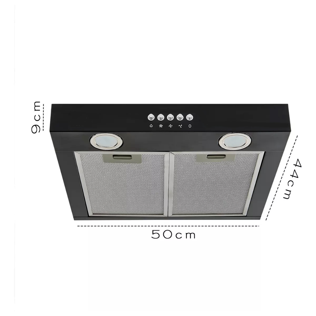 Home aide 50cm Kitchen Range Hood Ductless or With Duct Low Noise ...