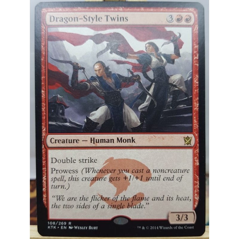 Dragon-Style Twins ( Khans of Tarkir ) Magic the Gathering | Shopee ...
