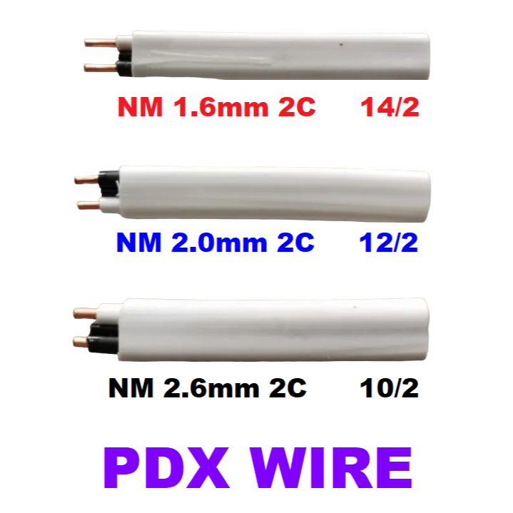 PDX LOOMEX WIRE 14/2 12/2 10/2 (SOLD PER METER) | Shopee Philippines