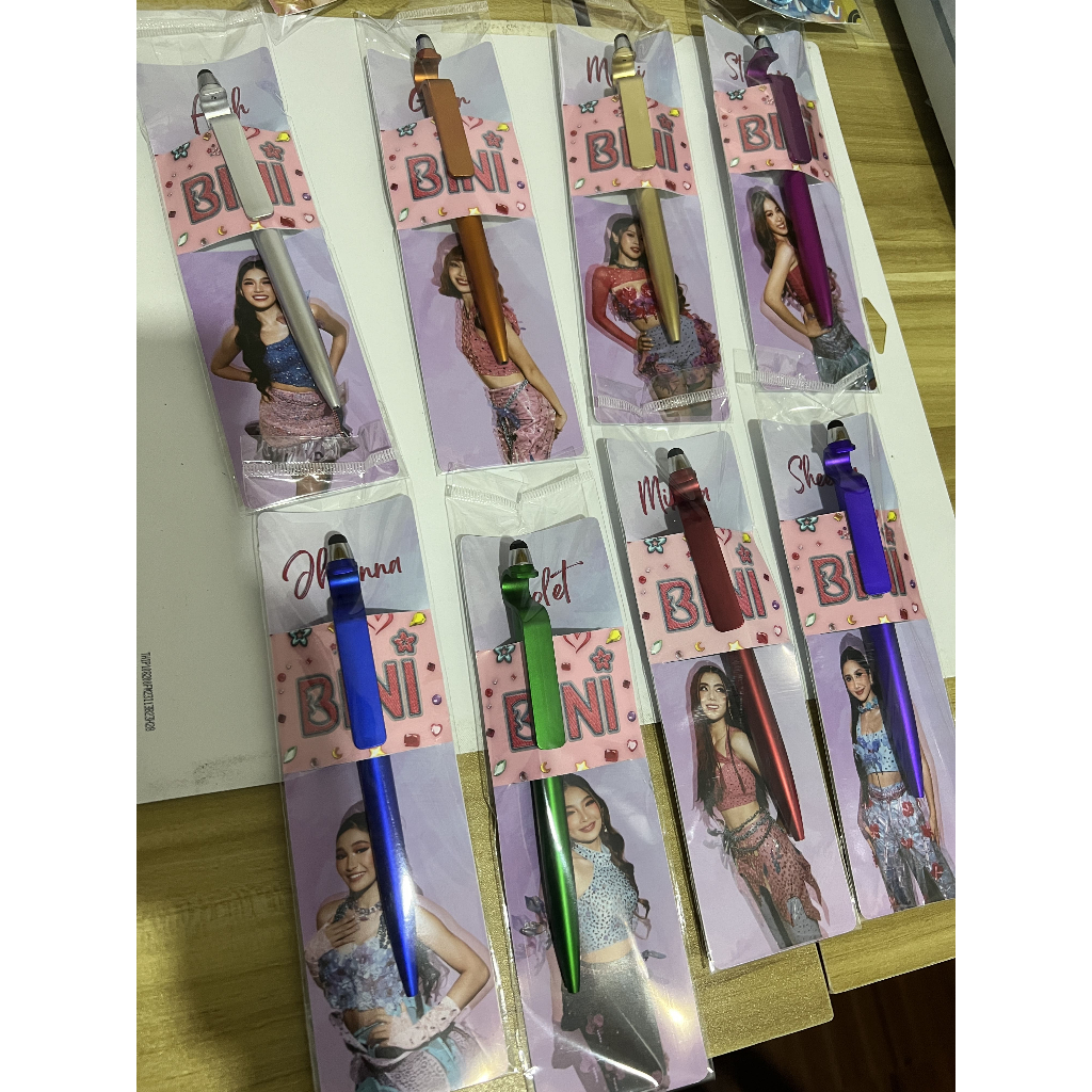 Fanmade BINI Ball Pens | Blue, Orange, Pink, White, Green, Black, Red ...