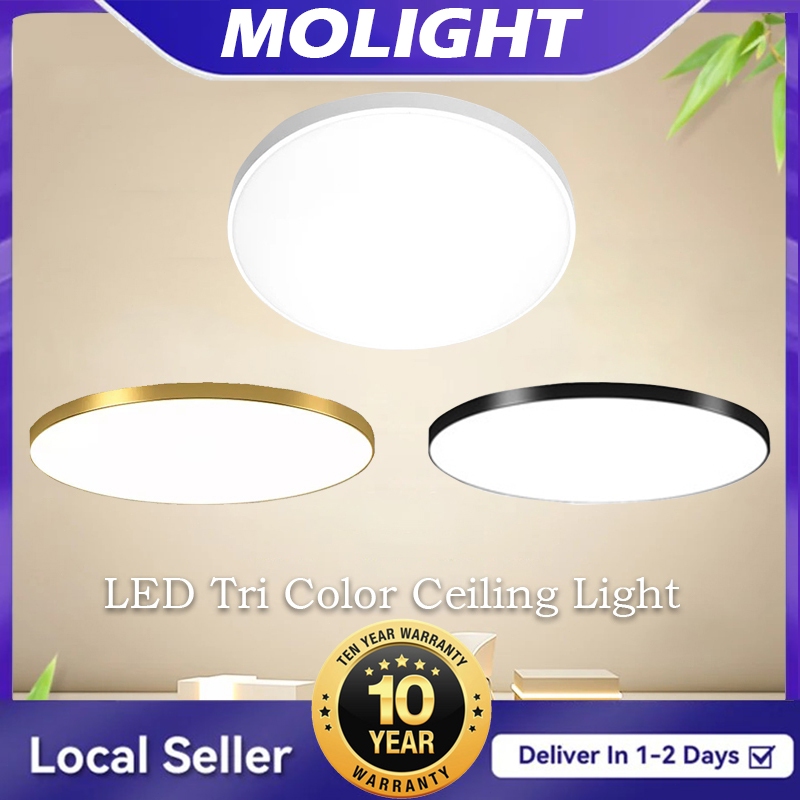 Ceiling Light Ultra Thin Tri Color Ceiling Lights LED Lamp for Ding ...