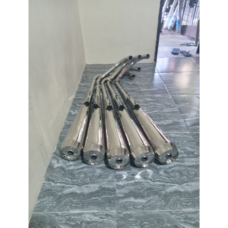 rusi tc macho 125 /150/175/version 2 chicken pipe stainless | Shopee ...