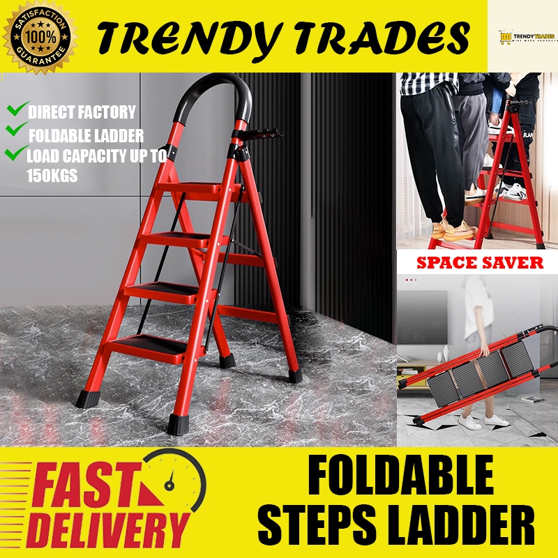 Foldable Step Ladder / Heavy Duty Step ladder / HAGDAN NA NATITIKLOP ...